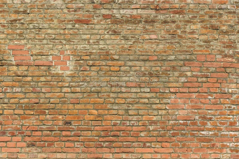 Old Brick Wall. Brickwork from an Old Brick in a Rustic Style Stock ...