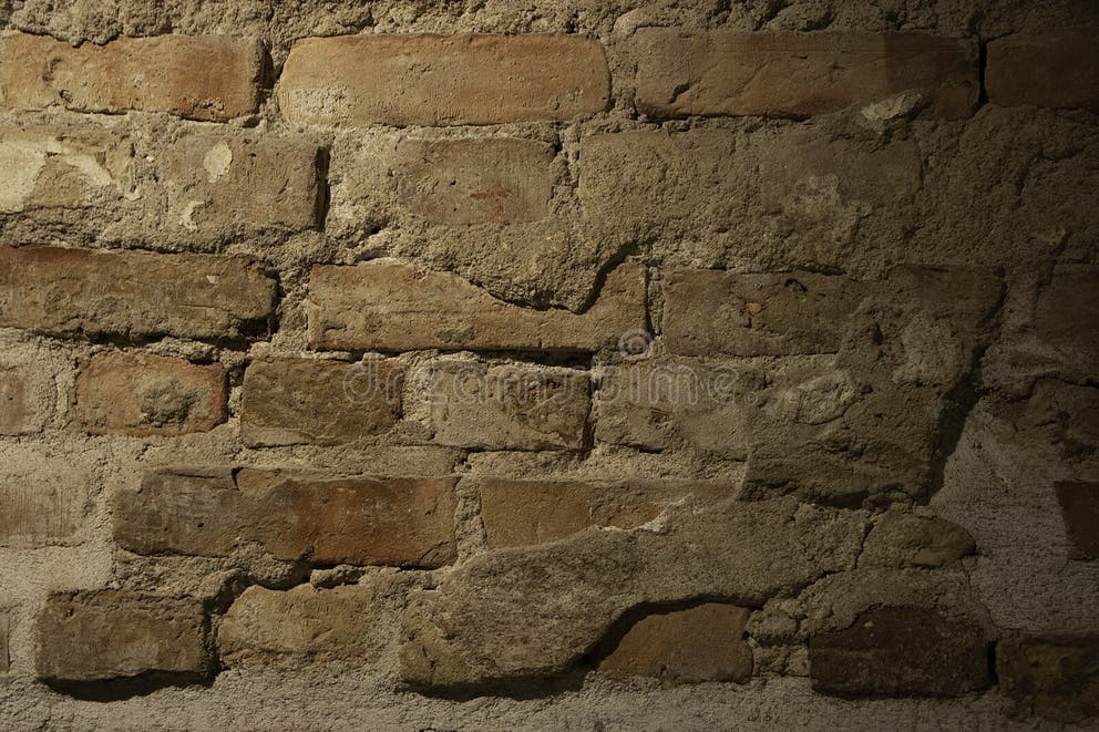 An old brick wall stock photo. Image of stonewall, boulder - 335128994