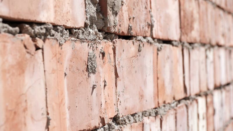 Old Brick Wall of a Building. Stock Photo - Image of rough, mortar ...