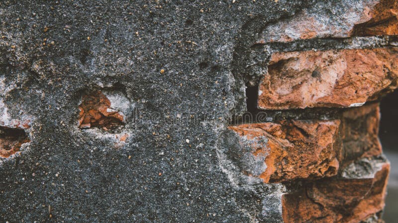 Old Brick Wall Close-up View. Stock Photo - Image of architecture ...