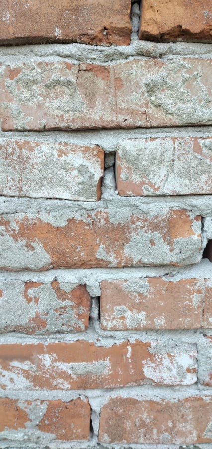 Old Brick Wall Close-up View, Wall Construction, Building Stock Image ...