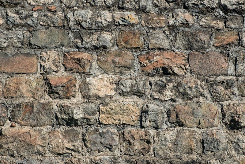 Old Brick Wall with Falling Off Plaster. Stock Photo - Image of stone ...