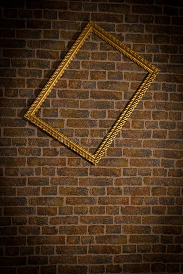 Old Brick Wall with Framework Stock Photo - Image of rough, abstract ...