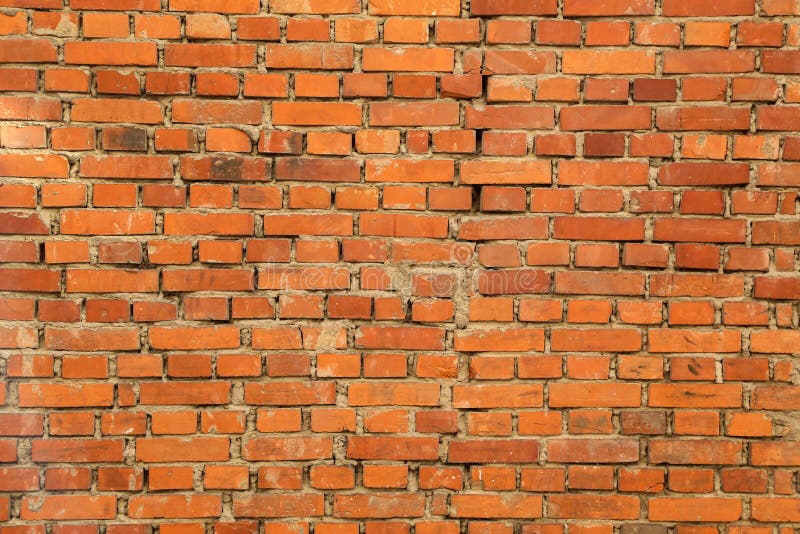 Old Brick Wall, Old Texture of Red Stone Blocks Closeup Stock Photo ...