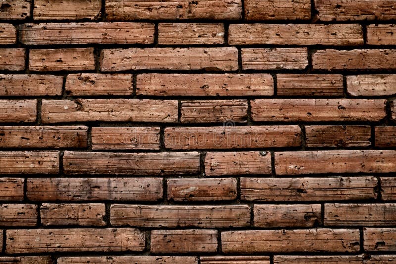 Old Brick Pattern Background Texture Stock Image - Image of concrete ...