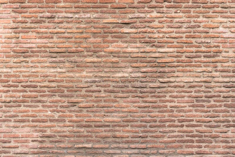 Old Brick Wall, Old Texture of Red Stone Blocks Closeup Stock Photo ...