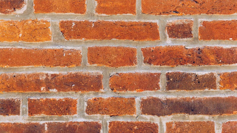 Old Brick Wall, Old Texture of Red Stone Blocks Closeup. the Texture of ...