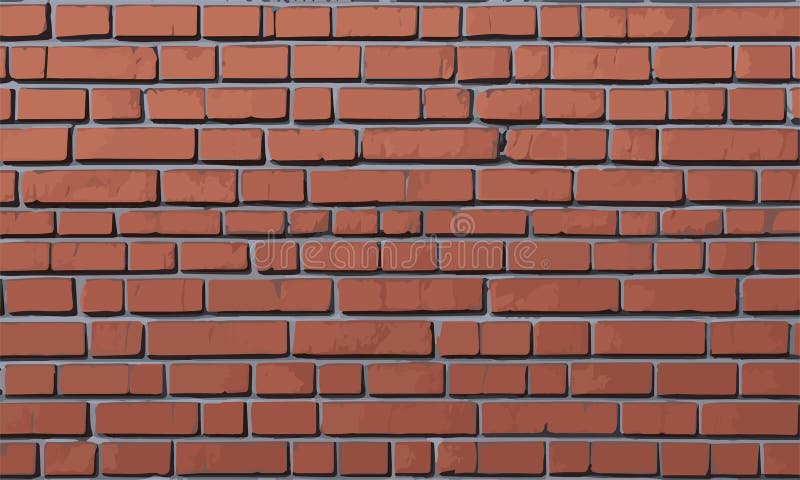 Gradient Old Brick Wall Seamless Pattern Background Texture Stock ...