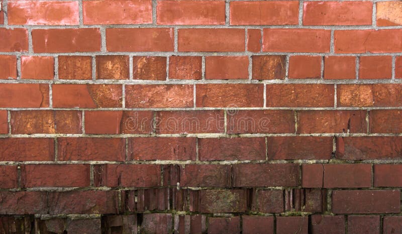 Old Brick Wall, Under Construction Texture Concept Stock Photo - Image ...