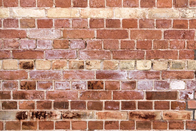 Old Brick Wall, Under Construction Texture Concept Stock Image - Image ...
