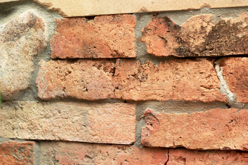 Old Brick Wall, Vintage Style. Stock Photo - Image of dark, regular ...