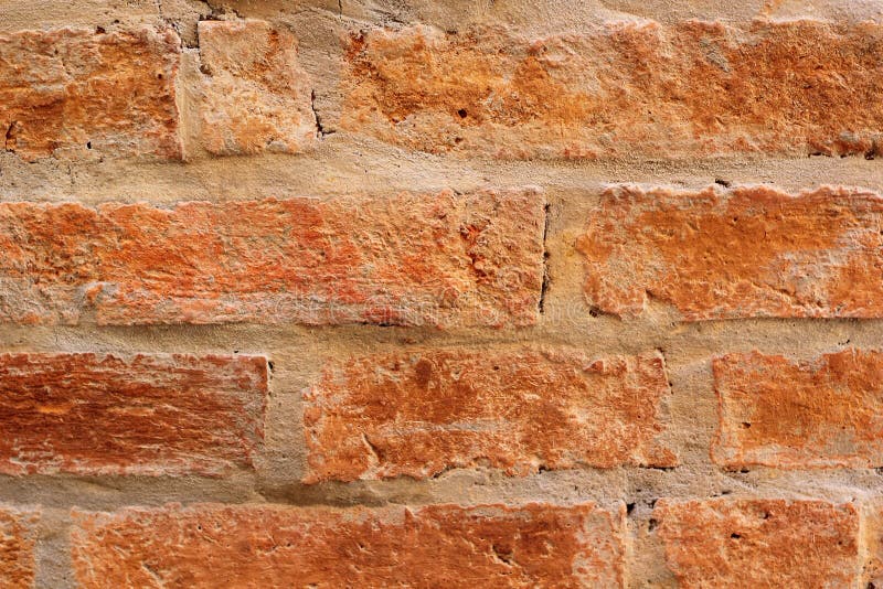 Old Brick Wall, Vintage Style. Stock Image - Image of building, plaster ...