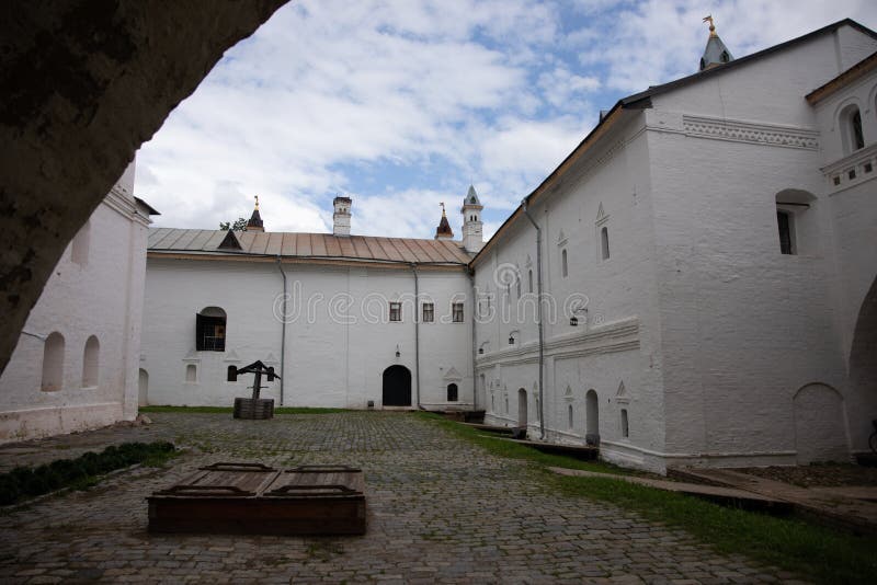 Old Brick Walls of the Monastery Yard Stock Photo - Image of ring ...