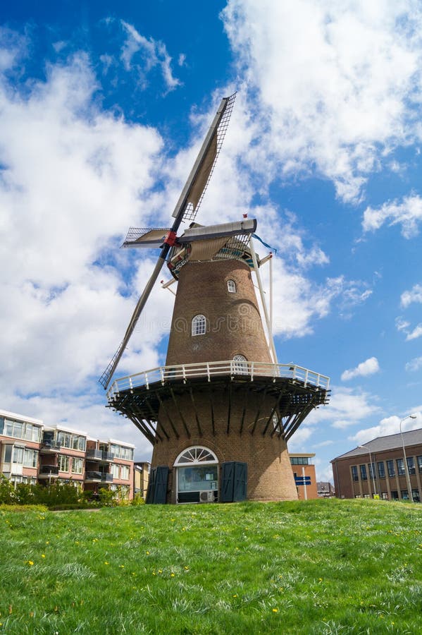 The old brick windmill stock photo. Image of clear, exterior - 40555828