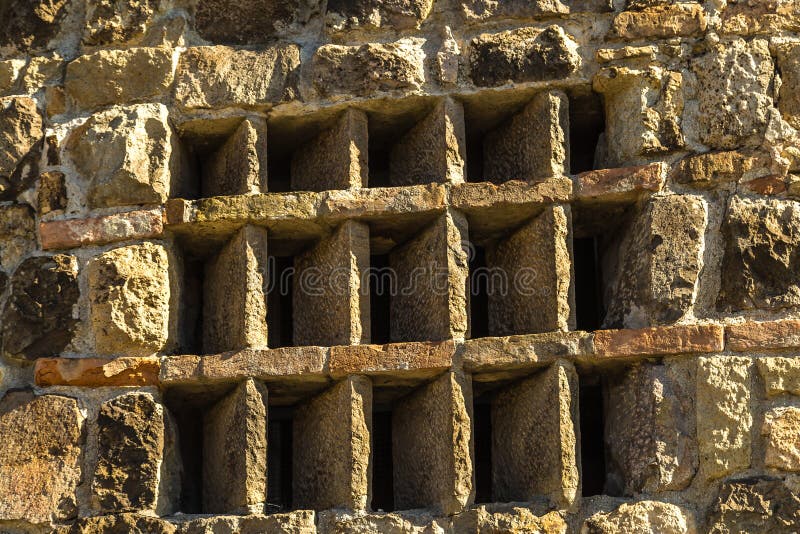 Old brick window stock photo. Image of europe, padua - 179362928