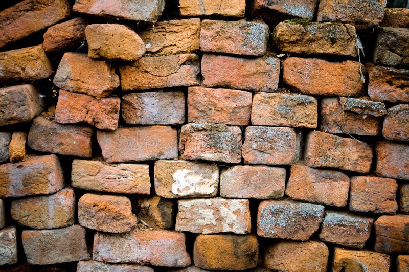 Old bricks stock image. Image of brick, textured, weathered - 11481183