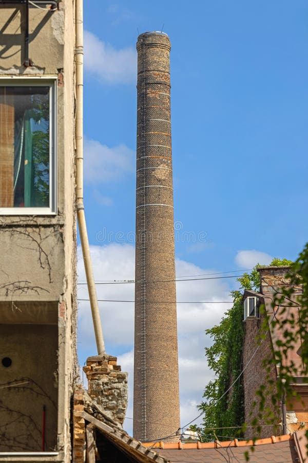 Old Bricks Chimney stock photo. Image of spring, chimney - 324875384