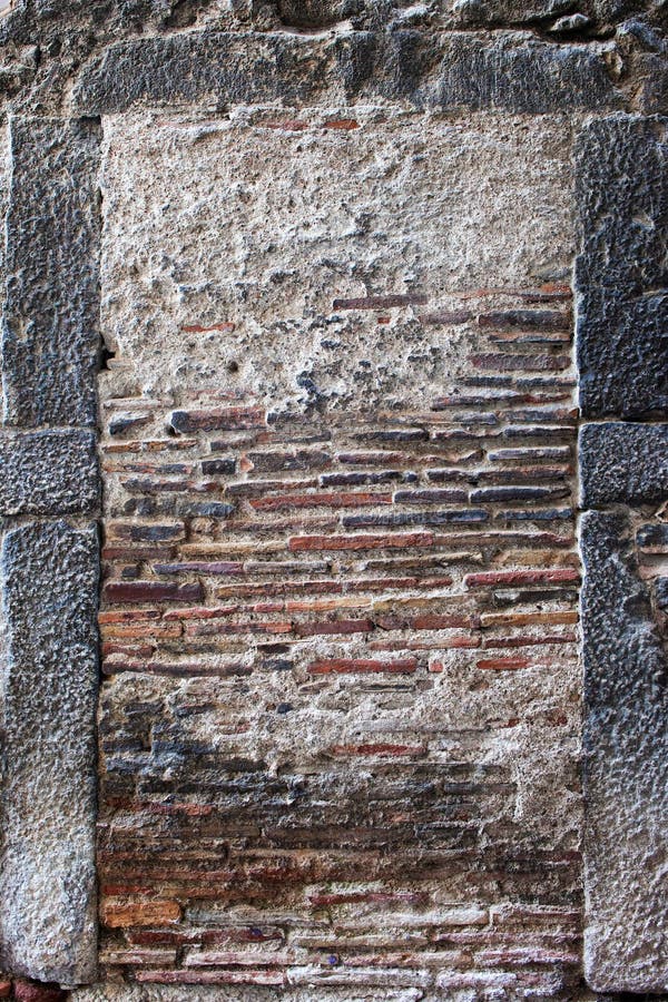 Blind Window in the Old Brick Wall Stock Photo - Image of cracked ...