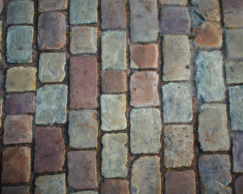 The old bricks. stock image. Image of road, brick, surface - 121510767