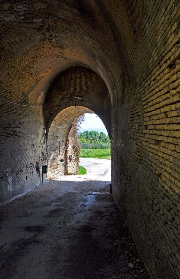 Old bricks tunnel stock image. Image of outdoor, arch - 37048861