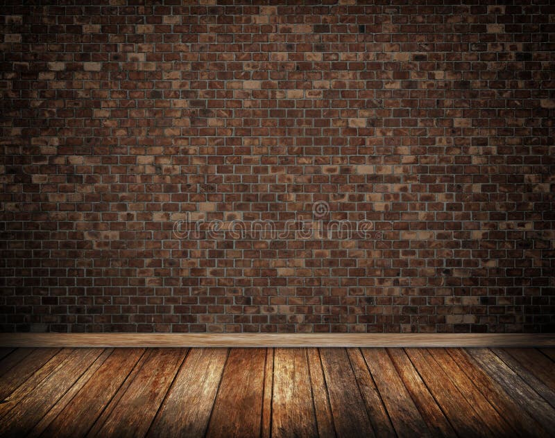 Old Bricks Wall and Old-fashioned Wooden Frame. Stock Image - Image of ...