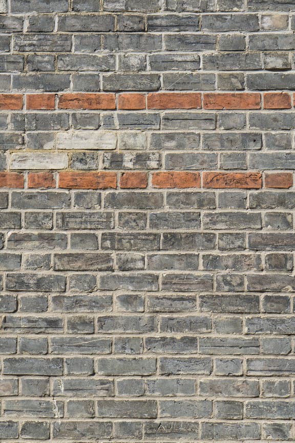 Old Brickwall Vertical View Stock Photo - Image of aging, building ...