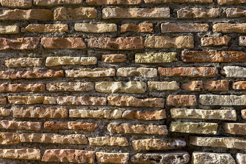 Old Brickwork. Antique Masonry Stock Image - Image of built, brown ...