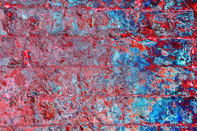 Old Brickwork Covered with Peeling Plaster, Brick and Cement at the ...