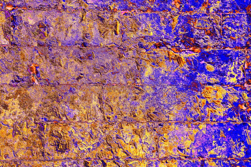 Old Brickwork Covered with Peeling Plaster, Brick and Cement at the ...