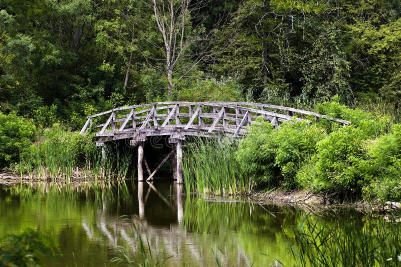 The old bridge. stock photo. Image of covered, bridge - 23747194