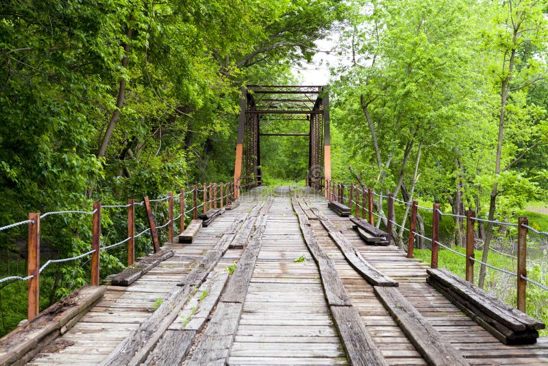 Old bridge stock photo. Image of forest, path, walkway - 26070962