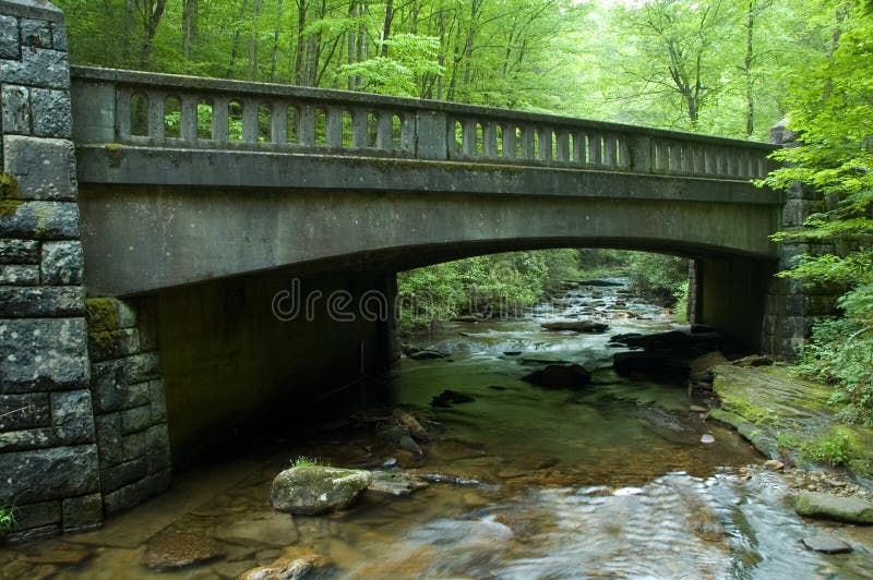 Old Bridge stock photo. Image of moving, forest, concrete - 3620438