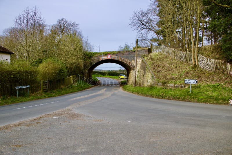 Old bridge in Bedfordshire stock image. Image of brick - 89865395