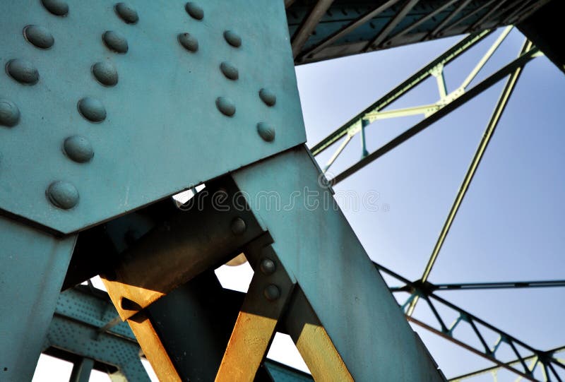 Old bridge construction stock image. Image of blue, architecture - 13274269