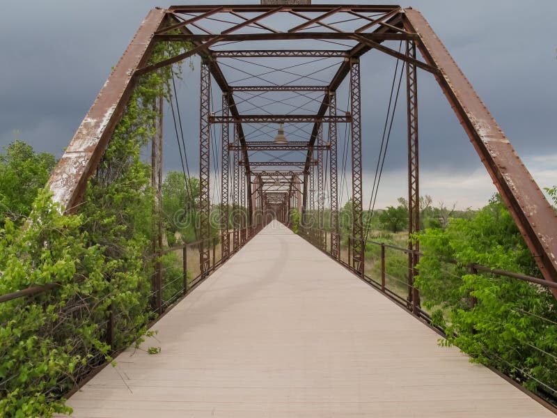 Bridge turned Walking Path stock image. Image of stretch - 120135039