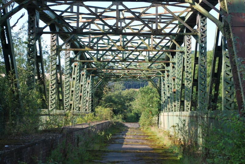 Old bridge stock photo. Image of iron, condemned, derelict - 249817932