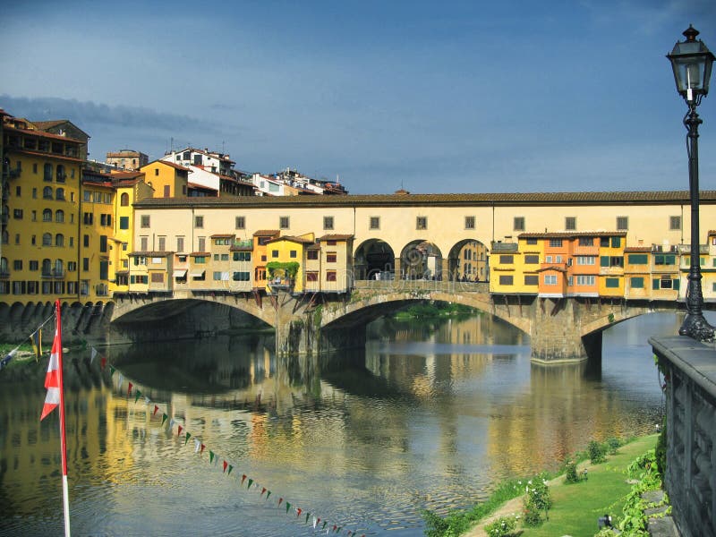 Old bridge in Florence stock image. Image of architecture - 38221535