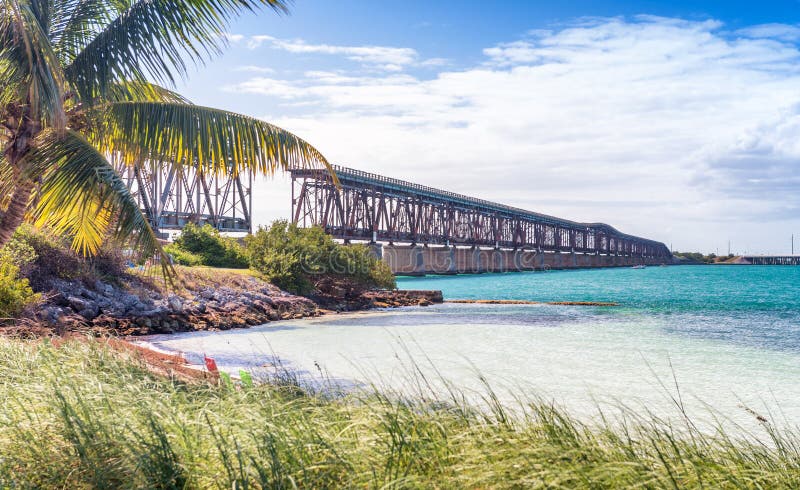 Old Seven Mile Bridge, Key West, Florida Keys, FL Stock Photo - Image ...