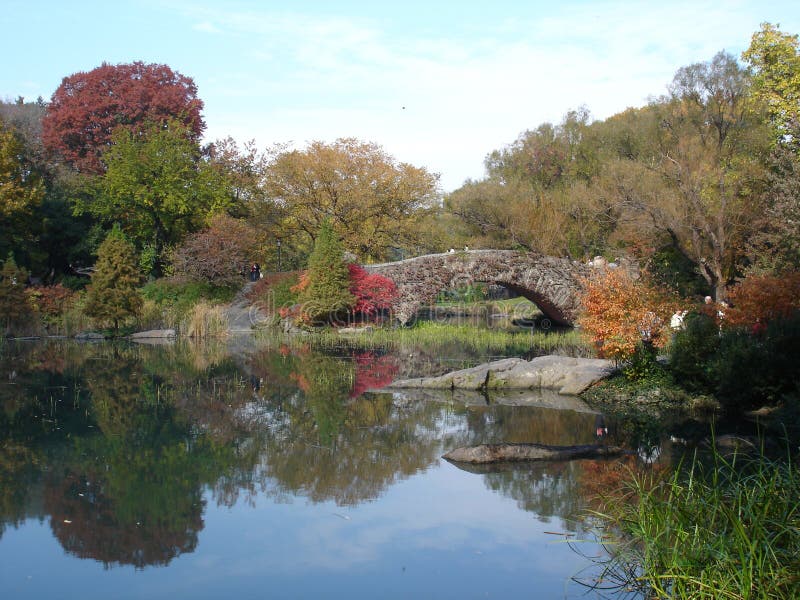 Old bridge stock image. Image of landscape, colors, park - 70733217