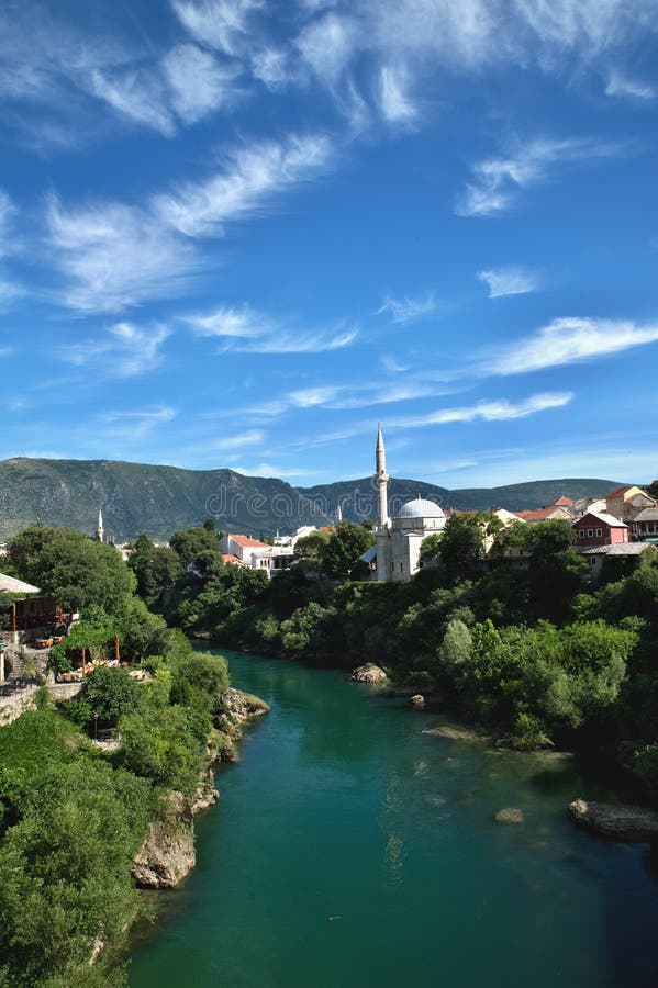 Old Bridge in Mostar - Protected by UNESCO Stock Photo - Image of ...