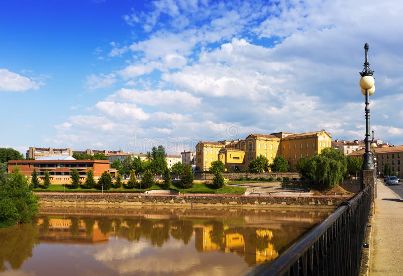 Old Bridge Over Ebro. Logrono Stock Photo - Image of european, landmark ...
