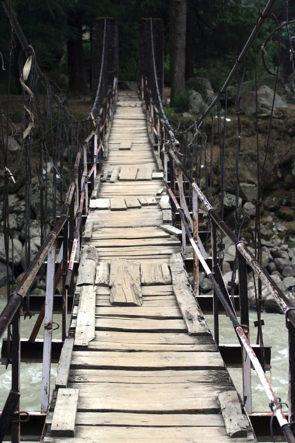 Old bridge with patches. stock image. Image of handrail - 13822325