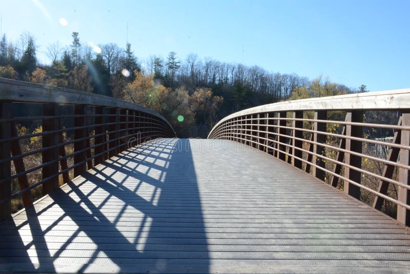 Old Bridge in a Roadside Park Stock Photo - Image of waterway ...