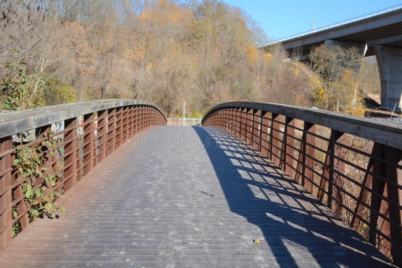 Old Bridge in a Roadside Park Stock Image - Image of roadside, canal ...
