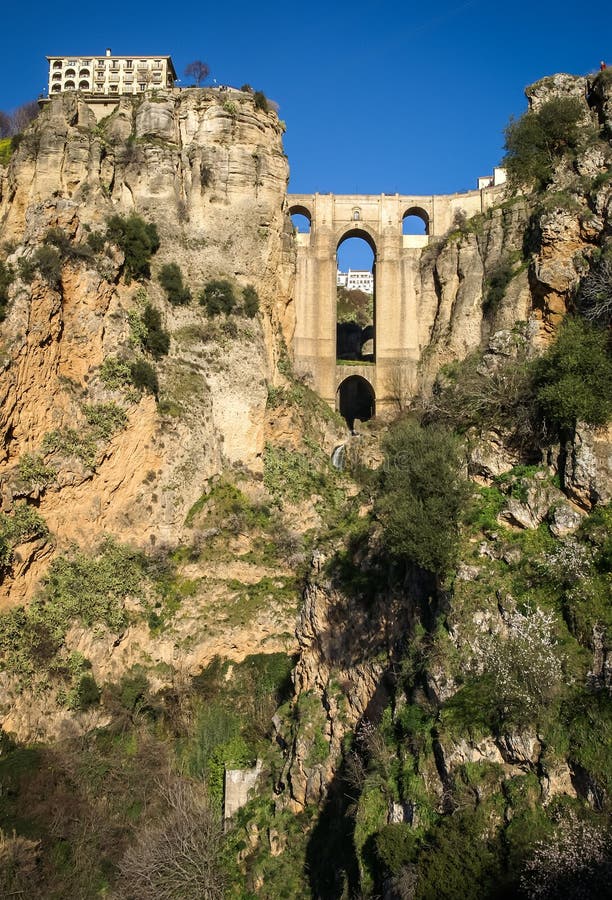 Old Bridge at Ronda, Andalusia, Spain Stock Image - Image of europe ...