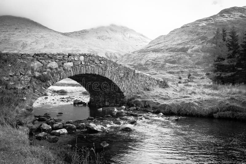 Old bridge Scotland stock image. Image of bridge, grass - 33871951