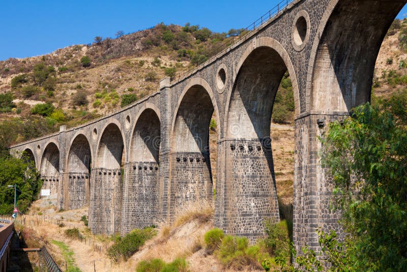 Old bridge in Sicily stock photo. Image of landscape - 48579112
