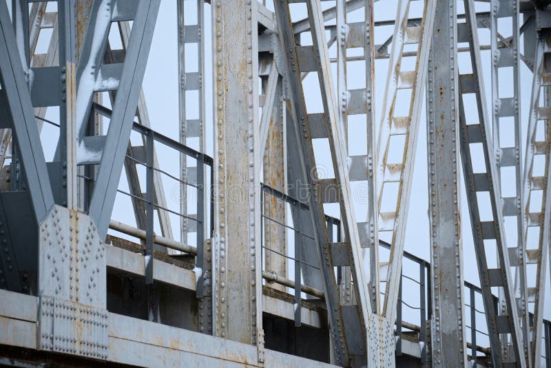 Old Bridge Steel Structure 3 Stock Image - Image of iron, support: 84188705