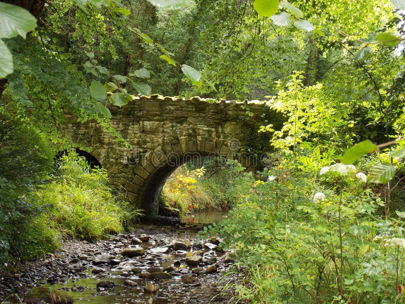 Old Bridge. stock image. Image of footbridges, embankment - 44373857