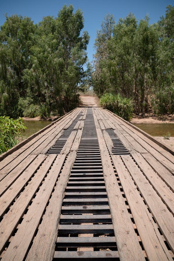 Old Bridge, Western Queensland, Australia Stock Image - Image of ...